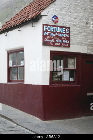 Fortune's cured kippers, a traditional shop and small industrial ...