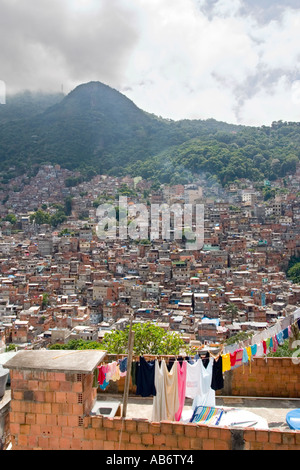 Inside Rosina favela Rio de Janeiro Stock Photo - Alamy