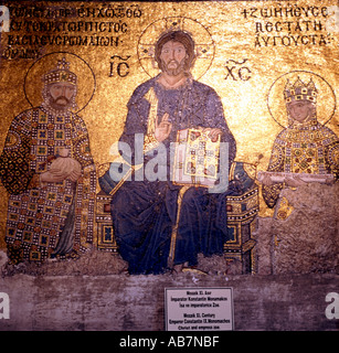 Christ The Ruler Pantokrator mosaic Hagia Sophia Istanbul Turkey Stock ...