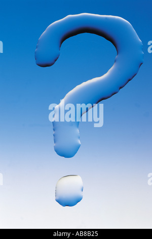 liquid question mark Stock Photo - Alamy