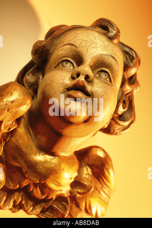 Bust of a putto Stock Photo - Alamy