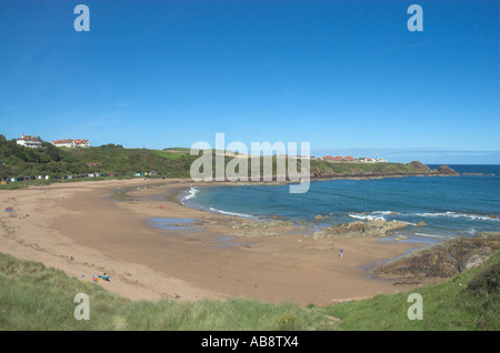 The beach at Coldingham Scottish Borders Stock Photo - Alamy