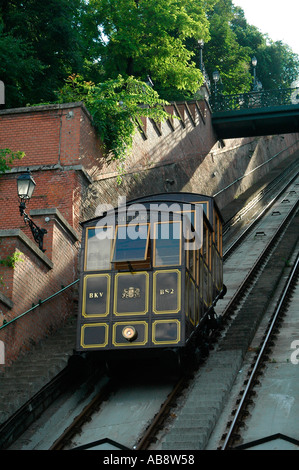 Travelling by old wooden train up to Larrun or La Rhune, Larhune ...