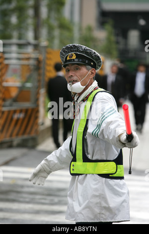 JPN, Japan, Tokyo: Traffic police officer Stock Photo - Alamy