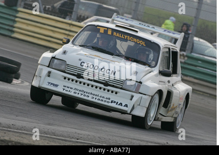 Austin Mini Metro 6R4 Rally Car in the Paddock at Oulton Park Motor ...