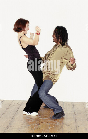 Funky man dancing studio. Hip hop dancing style. Dancing club ...