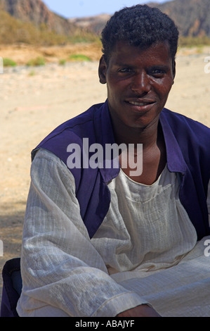 Portrait of an Ababda tribesman Stock Photo - Alamy