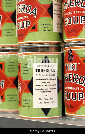 New Zealand canned Toheroa soup Stock Photo - Alamy
