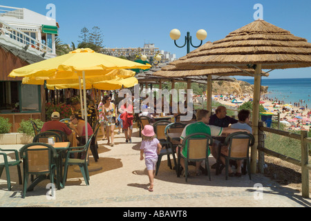 Beach cafe, Praia da Oura, Albufeira, Algarve, Portugal Stock Photo - Alamy