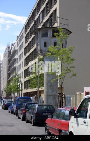 Original Post war watchtower Berlin Germany Stock Photo - Alamy