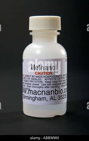 Bottle of methanol Stock Photo - Alamy