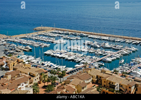 Altea boats marina Greenwich port in Alicante of Spain Stock Photo - Alamy