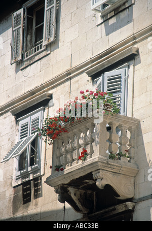 Split balcony, split balcony Stock Photo - Alamy