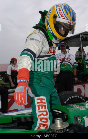 Herdez Competition driver Mario Dominguez at the Champ Car Grand Prix ...