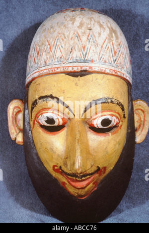 Mask of Marakkala Kolama A Kolam mask of the moorman distinguished by ...