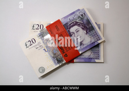 bank notes British pound bundles Currency Great Britain Europe money ...