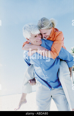 Old people fooling around Stock Photo - Alamy