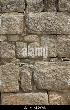 Iron Period City Gate Tel Megiddo National park. Megiddo is a tel (hill ...