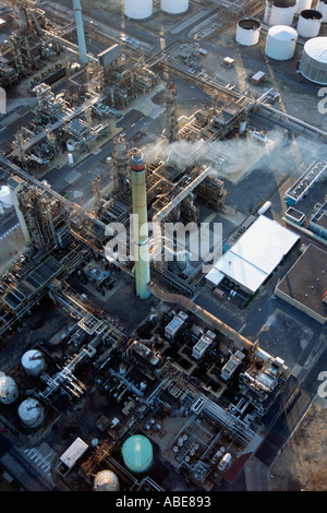 Smoke plume above factory Stock Photo - Alamy