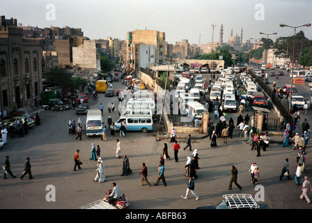 Busy streets of Cairo Egypt Stock Photo - Alamy
