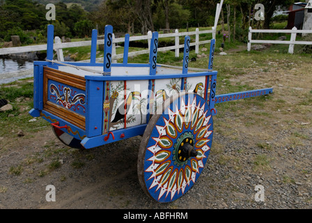 Costa Rican hand-painted oxcart, hand-painted oxcart, hand-painted ...