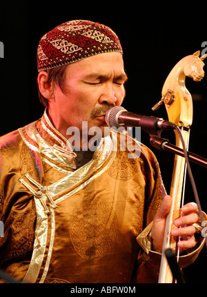 Traditional Throat Singer, member of the Huun Huur Tu group from Tuva ...