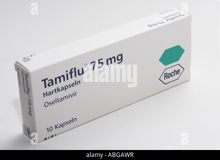 Tamiflu flu medicament from the Swiss company Roche Stock Photo - Alamy