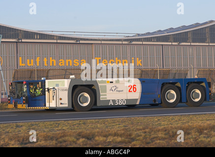 Goldhofer aeroplane tractor AST-1 X, Airport Frankfurt, Germany Stock ...