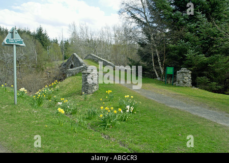 The White Bridge crossing the River Fechlin at Whitebridge north of ...