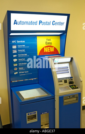 Automated machine in the USPS Post Offices in the US for use when the ...