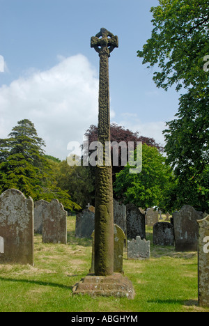Gosforth Cross and Church of Saint Mary , Gosforth . Lake District ...