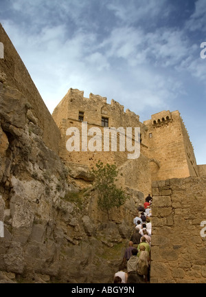 Classical Greek Marble Statues Lindos Greece Stock Photo - Alamy