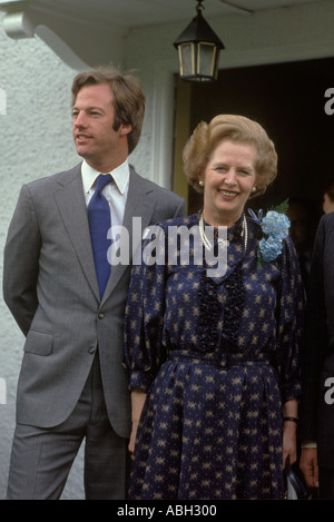 Mark Thatcher, son of Prime Minister Margaret Thatcher, with his bride ...