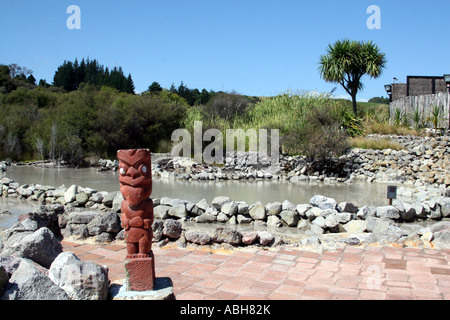 Hell's gate geothermal site located in Rotorua, New Zealand Stock Photo ...
