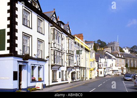 Art Gallery and Dovey Inn Aberdovey Gwynedd Wales Stock Photo - Alamy