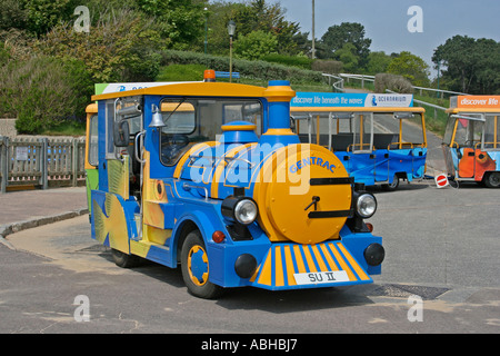 Land Train on Bournemouth Promenade, Dorset, UK Stock Photo: 32501872 ...