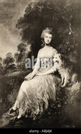 Mary Robinson née Darby, 1757 to 1800. English poet, actress and ...