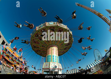 Fun fair roundabout at the Dallas State Fair Stock Photo - Alamy