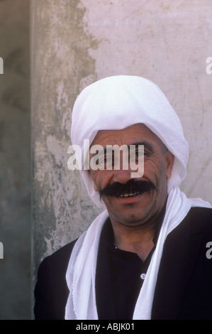 Druze man wearing traditional clothing. White turban incorporated into ...
