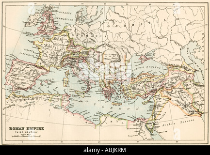Map of the Roman Empire in AD 117 Stock Photo - Alamy