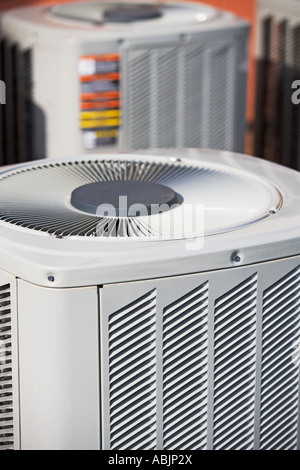 outdoor air conditioning unit outside the building Stock Photo - Alamy