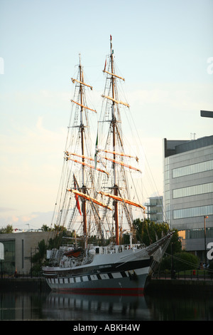 Tall ship youth trust Stavros s niarchos sailing ship at berth in ...