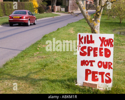 Broad Street Bottlesford Wiltshire England Kill your speed not our pets ...