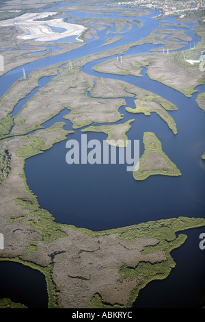 Aerial Photo of Manatee River, Marsh Island, Redfish Point, in Centaral ...