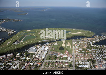 Aerial photo of Gasparilla Island, Jack Point, Three Sisters Island ...