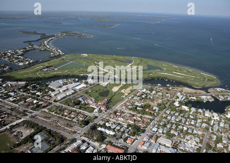 Aerial photo of Gasparilla Island, Jack Point, Three Sisters Island ...