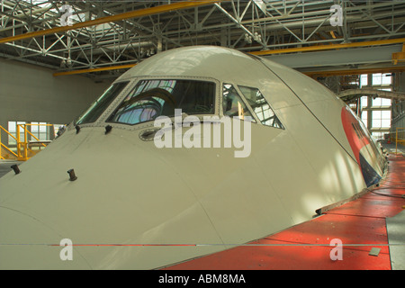 View inside the cockpit of a jumbo jet airliner Stock Photo - Alamy