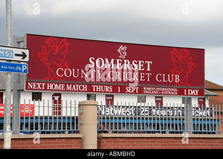Somerset County Cricket Ground, Taunton, Somerset, England Stock Photo ...