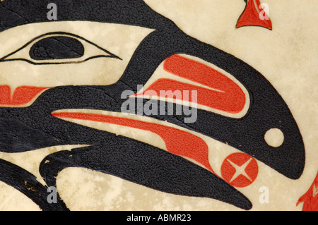 Alaska, Anchorage, Tsimshian design Stock Photo - Alamy