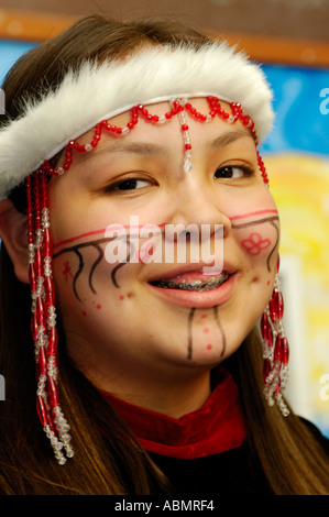 Alaska, Kodiak, Alaskan Native dancer Stock Photo - Alamy